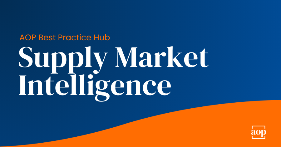 Supply Market Intelligence | AOP Best Practice Hub